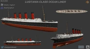 Lusitania-class Ocean Liner | Dynamic Ship Simulator III Wiki | Fandom
