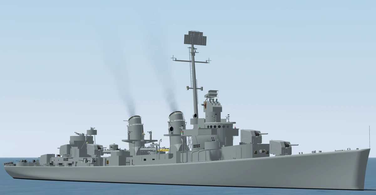 Fletcher-class Destroyer | Dynamic Ship Simulator III Wiki | Fandom