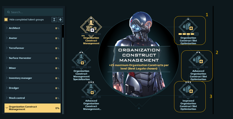 Construct Slots - Official Dual Universe Wiki