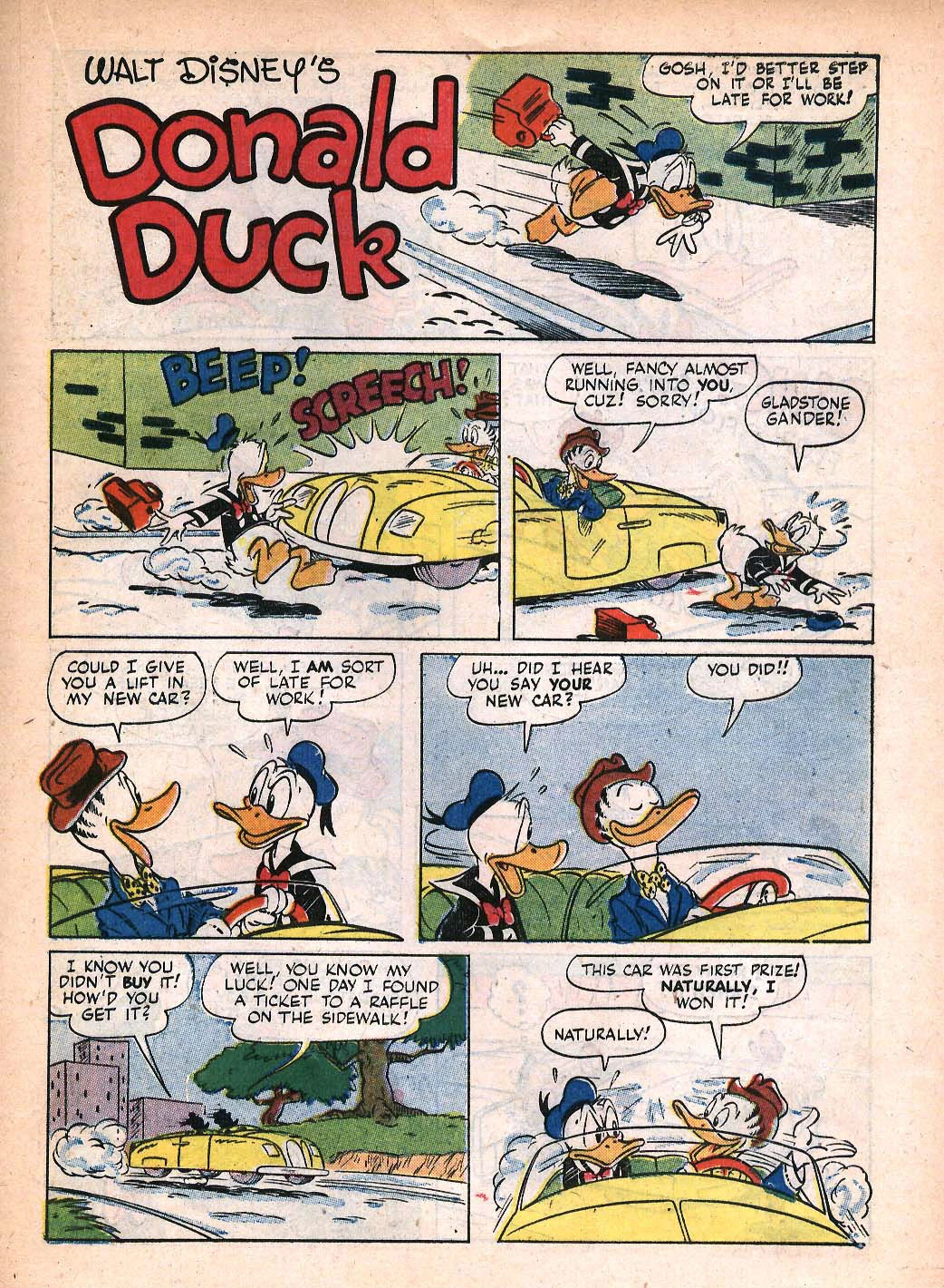 Donald Duck and the Bean Race | Disney Comics Wiki | Fandom