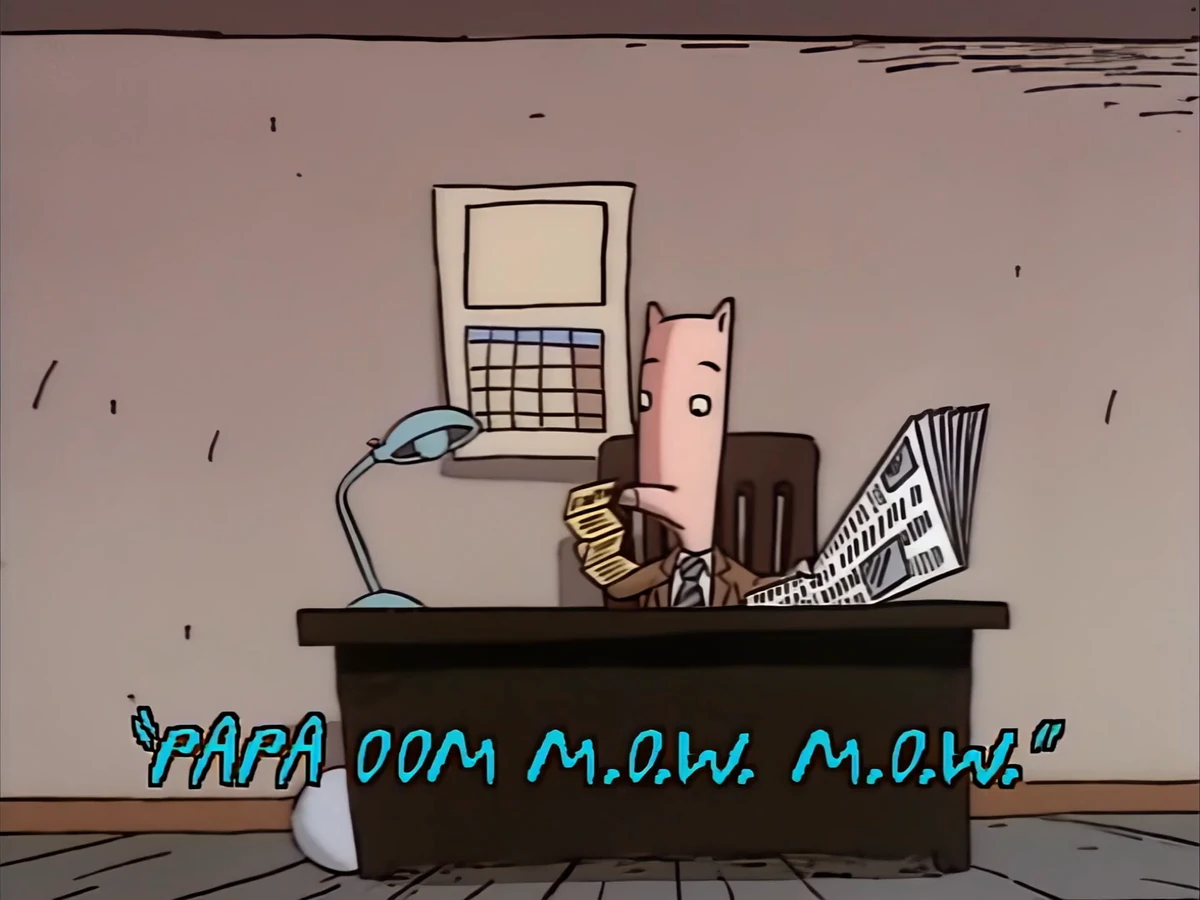 Papa Oom M.O.W. M.O.W. | Duckman Wiki | Fandom