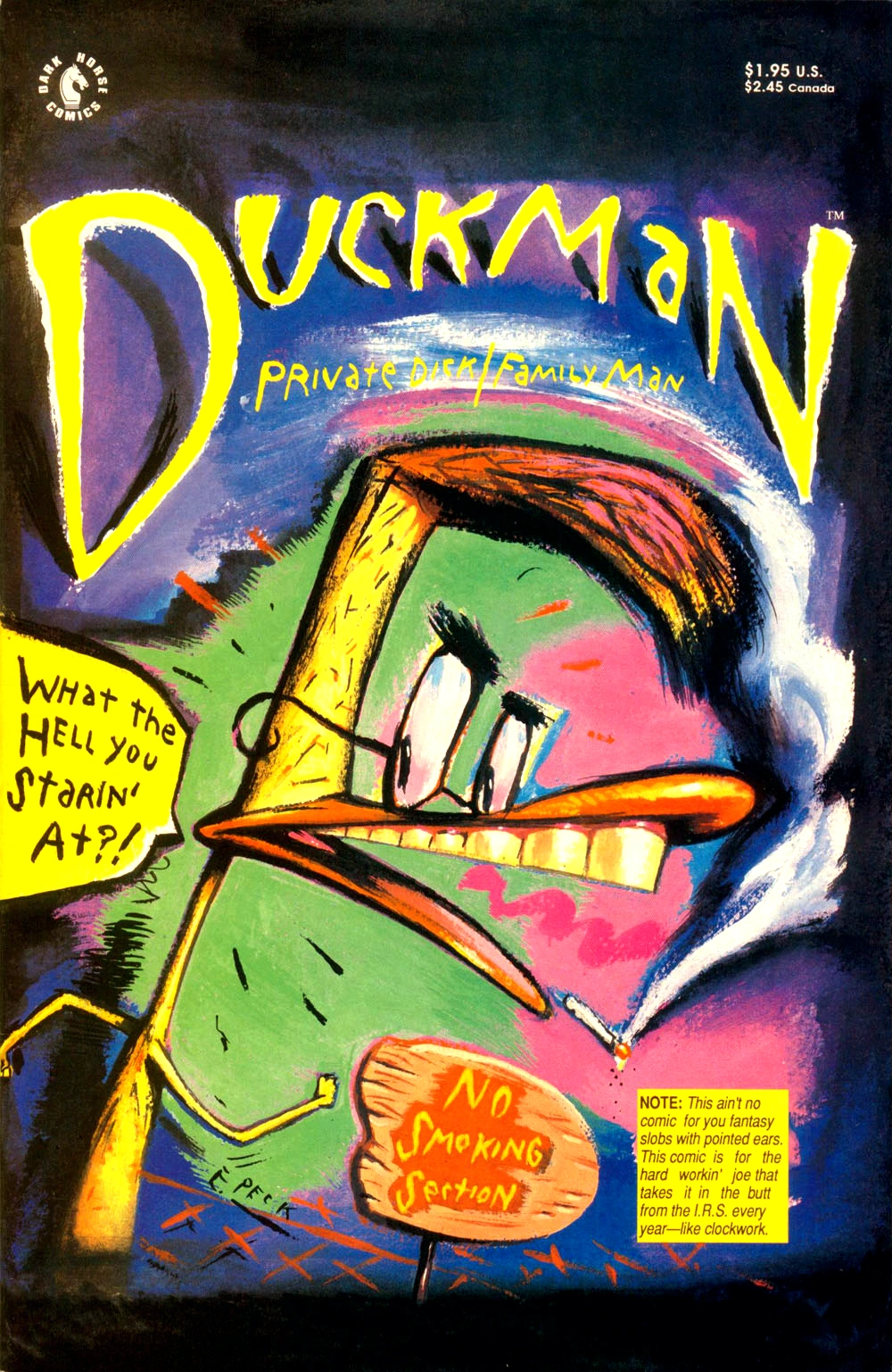 Duckman Issue 0 | Duckman Wiki | Fandom