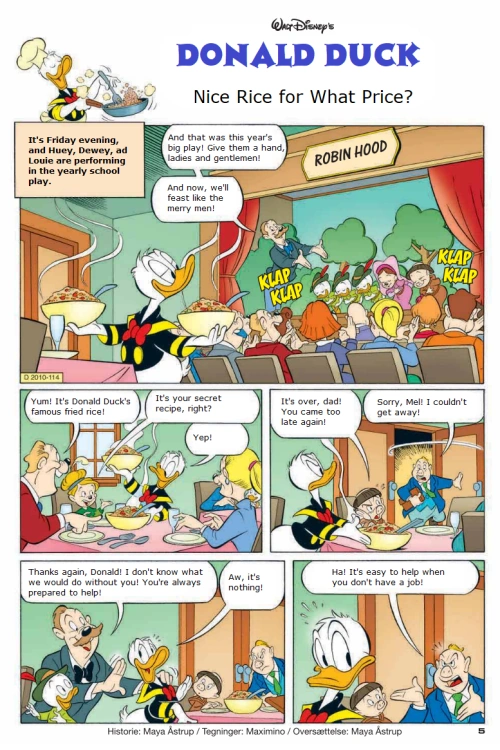 Donald: Nice Rice For What Price? | Duck Comic Scanlations Wiki | Fandom