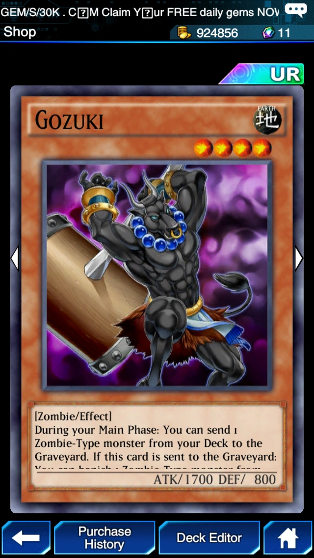 Gozuki | Wikia Duel links | Fandom