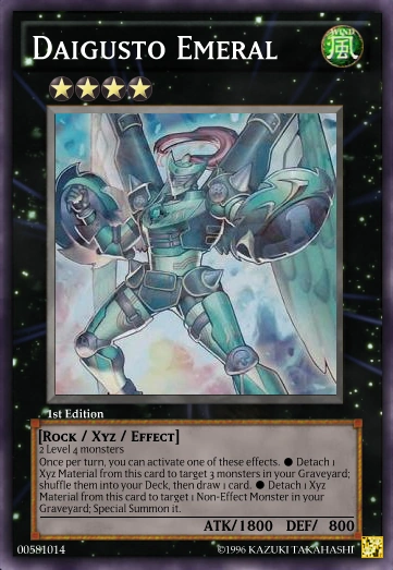 Daigusto Emeral | Dueling Network Wiki | Fandom