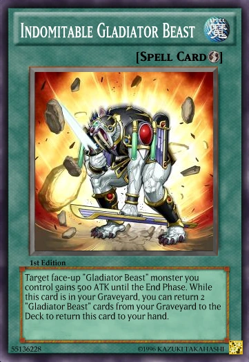 Indomitable Gladiator Beast | Dueling Network Wiki | Fandom