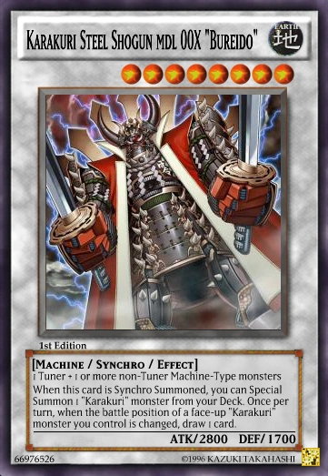 Karakuri Steel Shogun mdl 00X "Bureido" | Dueling Network Wiki | Fandom