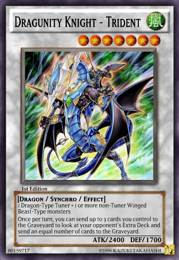 Dragunity Knight - Trident | Dueling Network Wiki | Fandom