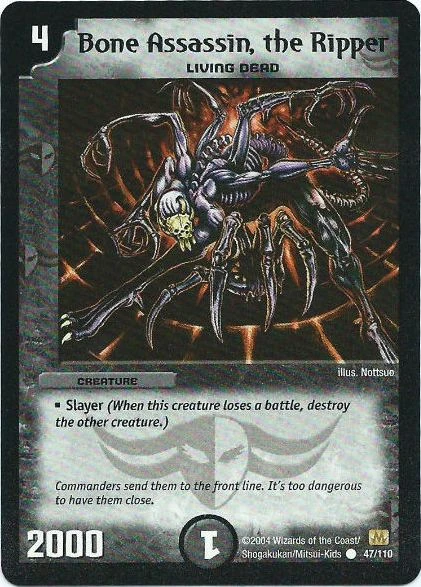 Bone Assassin, the Ripper | Duel Masters Wiki | Fandom