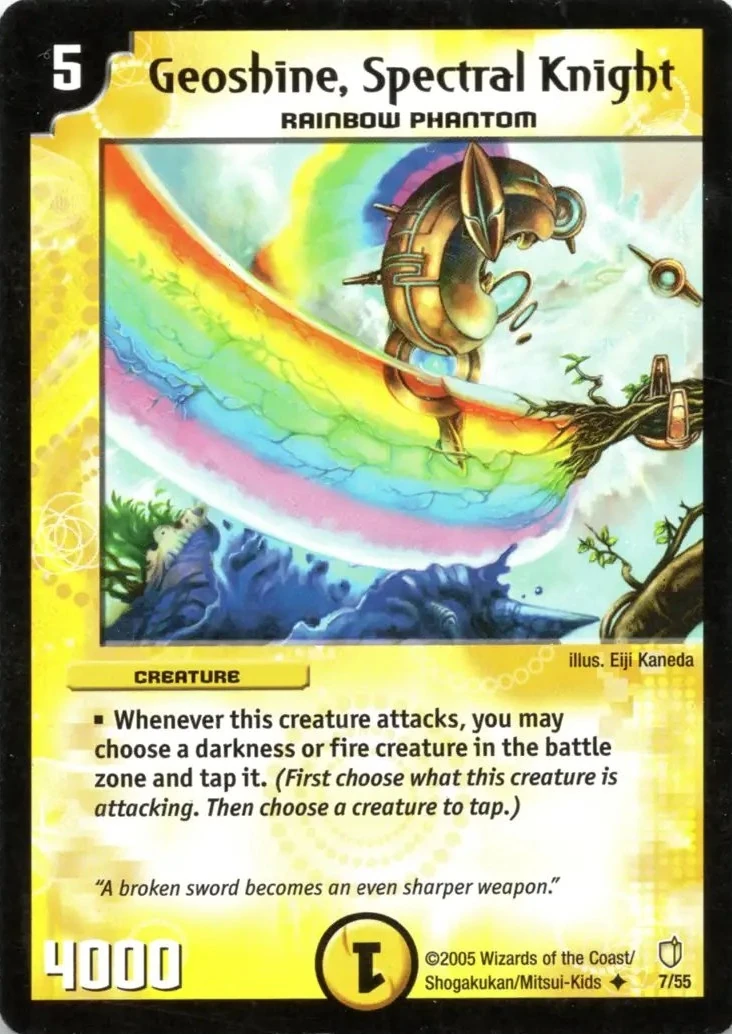 Geoshine, Spectral Knight | Duel Masters Wiki | Fandom