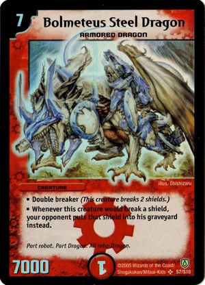 Bolmeteus Steel Dragon | Duel Masters Wiki | Fandom