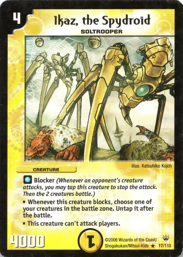 Ikaz, the Spydroid | Duel Masters Wiki | Fandom