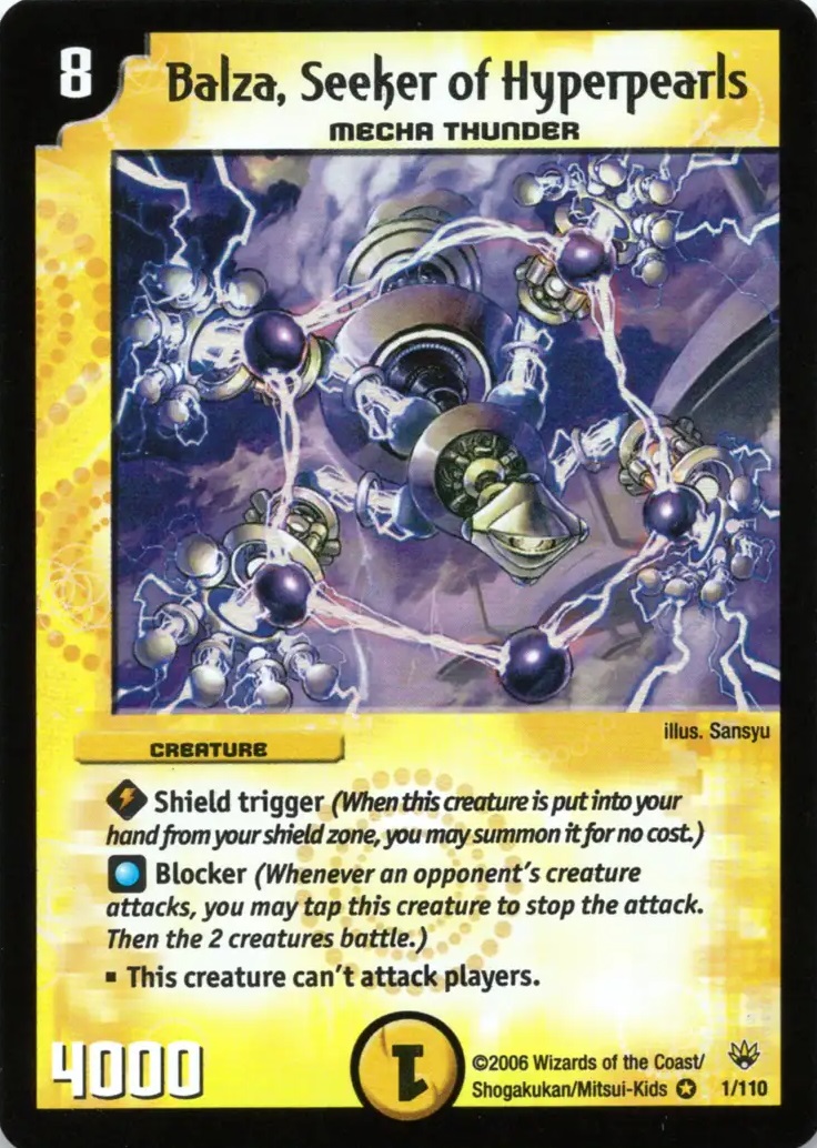 Balza, Seeker of Hyperpearls | Duel Masters Wiki | Fandom Balza, Seeker of Hyperpearls | Duel Masters Wiki | Fandom
