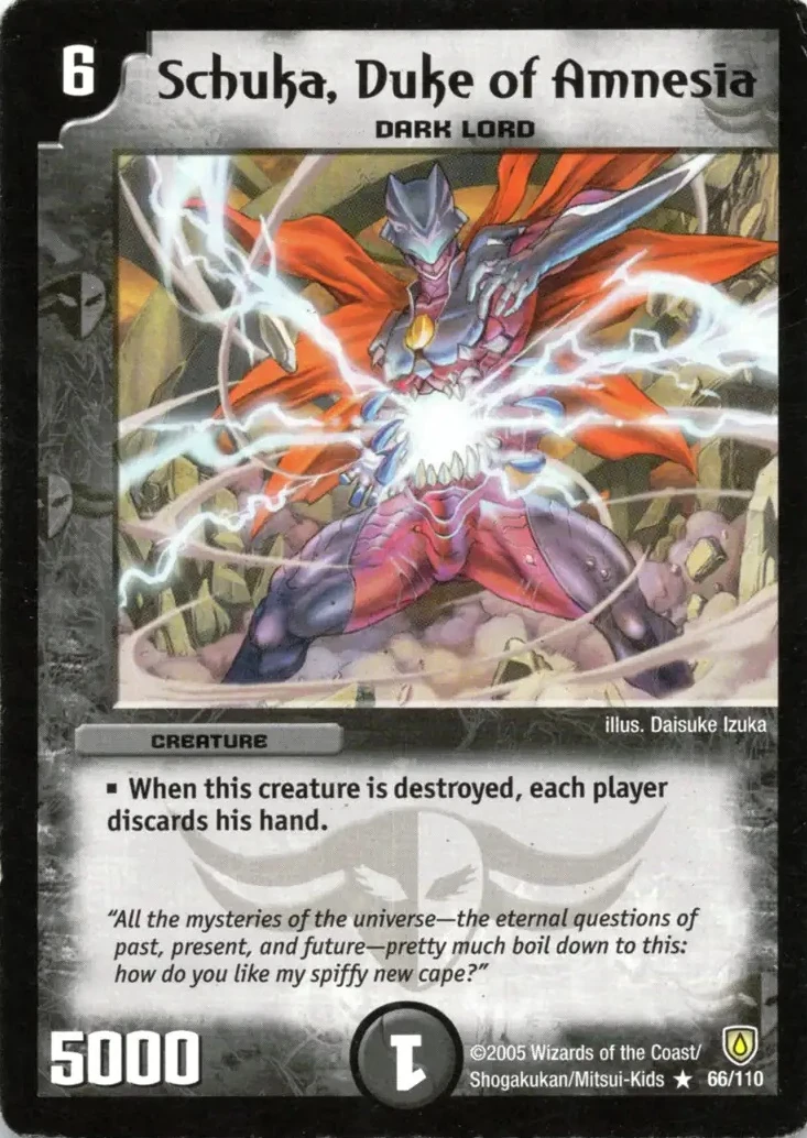 Schuka, Duke of Amnesia | Duel Masters Wiki | Fandom