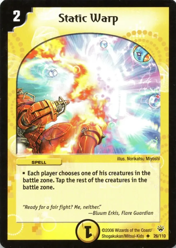 Static Warp | Duel Masters Wiki | Fandom