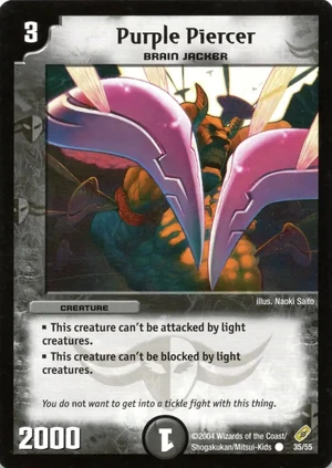 Purple Piercer | Duel Masters Wiki | Fandom