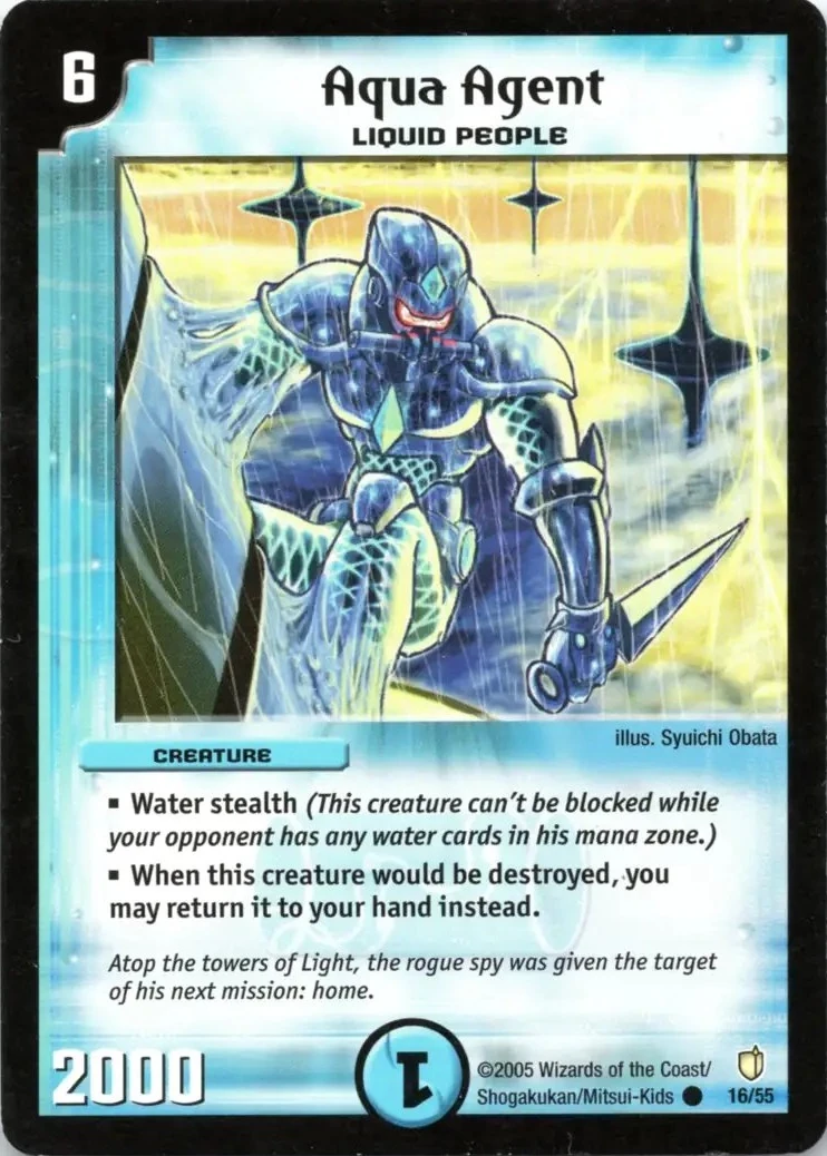Aqua Agent | Duel Masters Wiki | Fandom