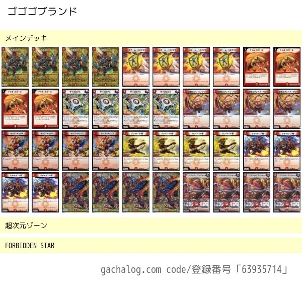 Gogogo Brand (deck) | Duel Masters Wiki | Fandom