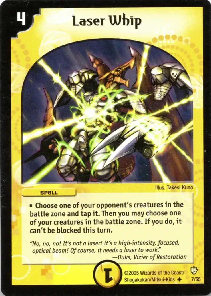 Laser Whip | Duel Masters Wiki | Fandom