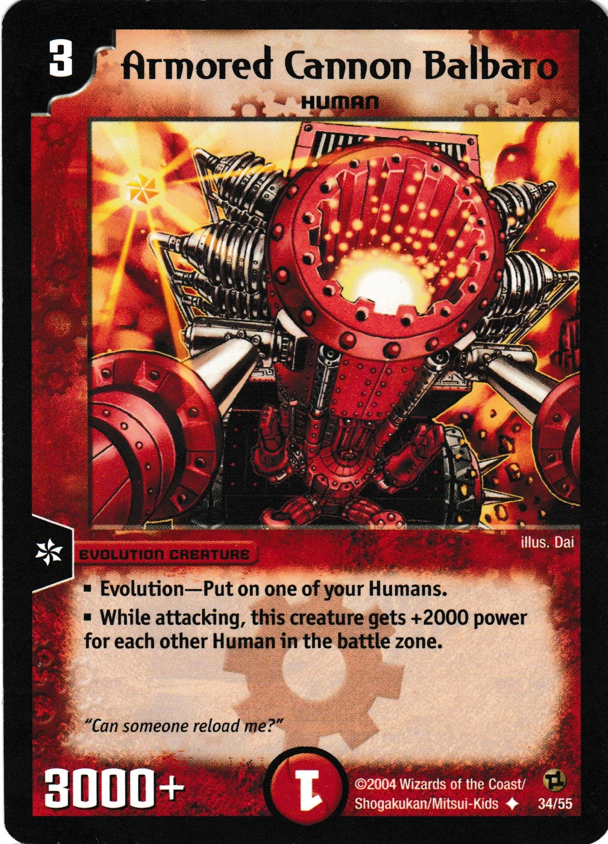 Armored Cannon Balbaro | Duel Masters Wiki | Fandom