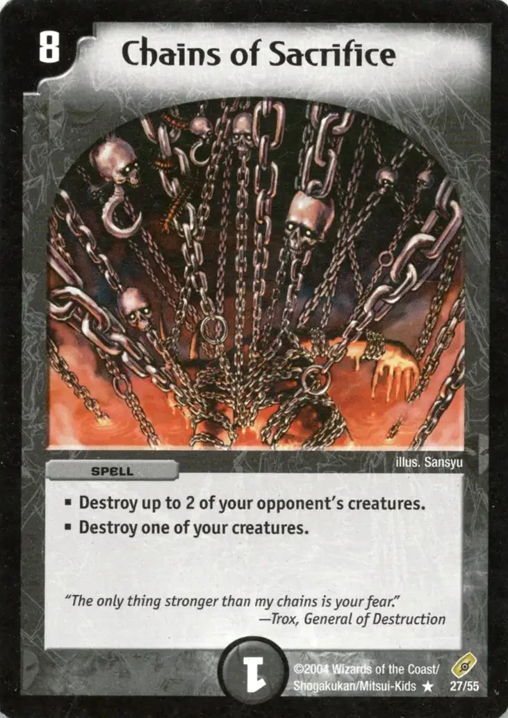 Chains of Sacrifice | Duel Masters Wiki | Fandom