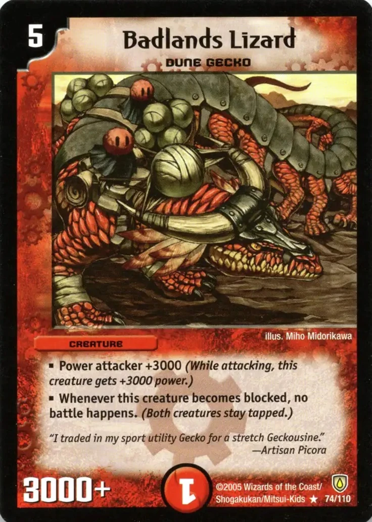 Badlands Lizard | Duel Masters Wiki | Fandom