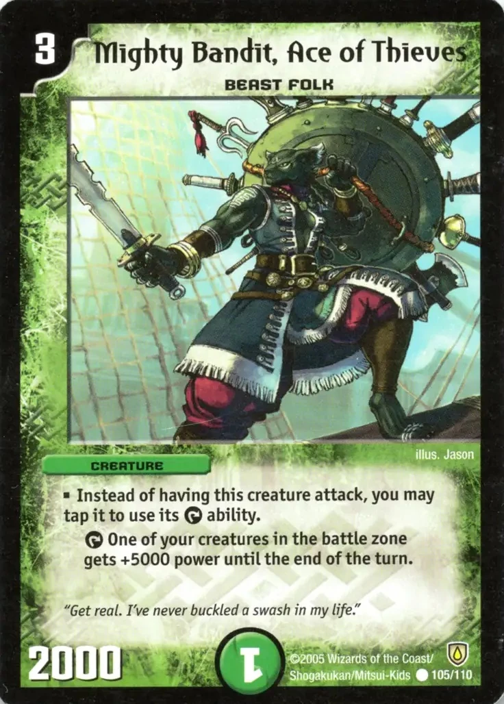 Mighty Bandit, Ace of Thieves | Duel Masters Wiki | Fandom