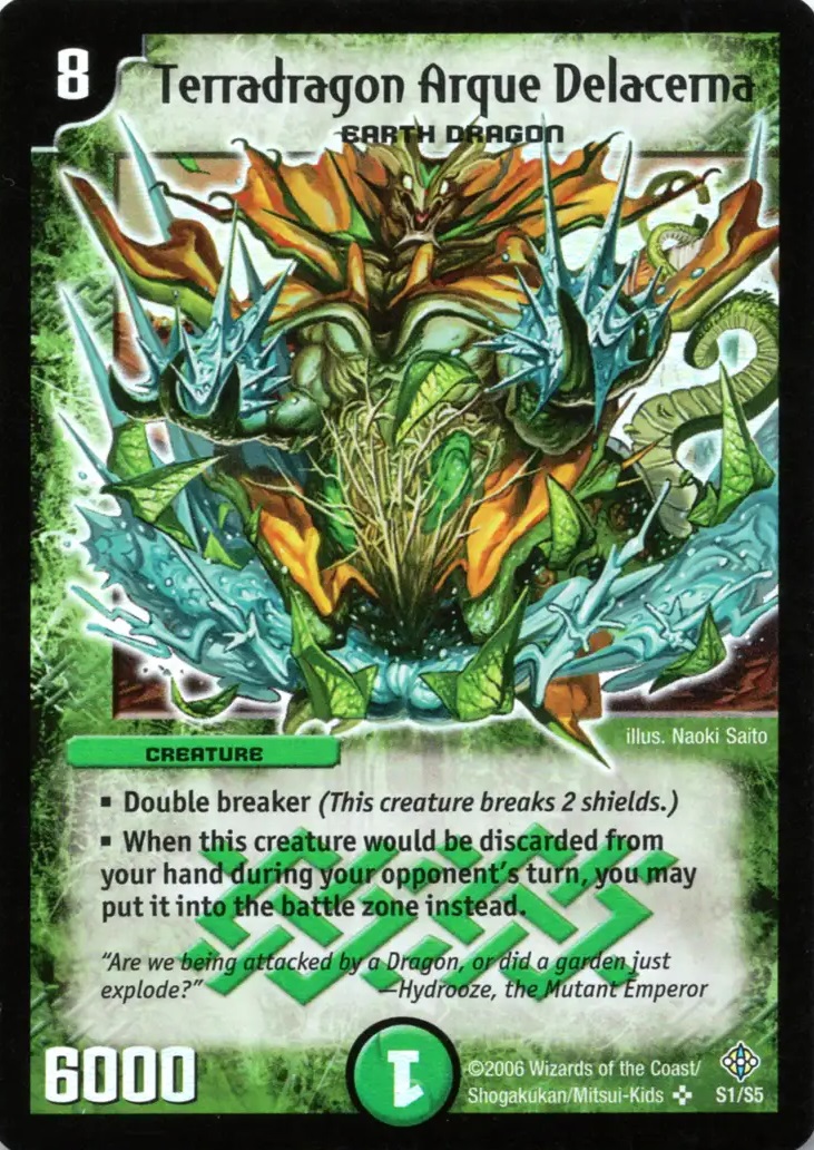 Terradragon Arque Delacerna | Duel Masters Wiki | Fandom