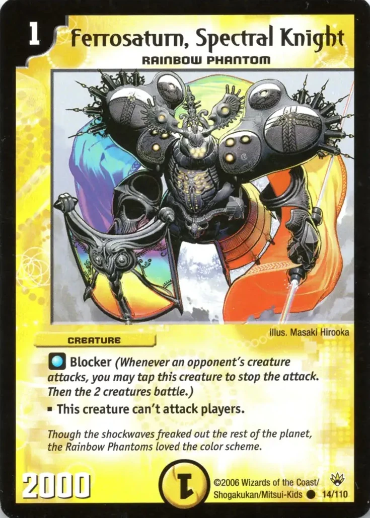 Ferrosaturn, Spectral Knight | Duel Masters Wiki | Fandom
