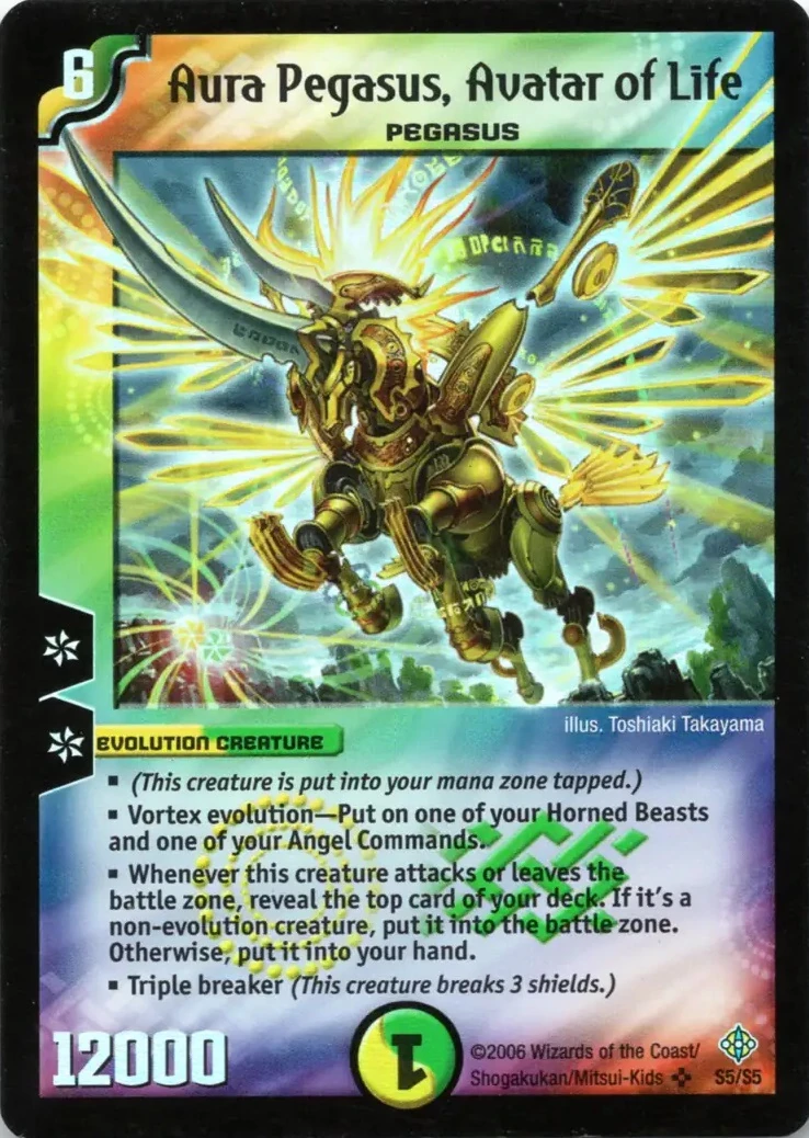 Aura Pegasus, Avatar of Life | Duel Masters Wiki | Fandom