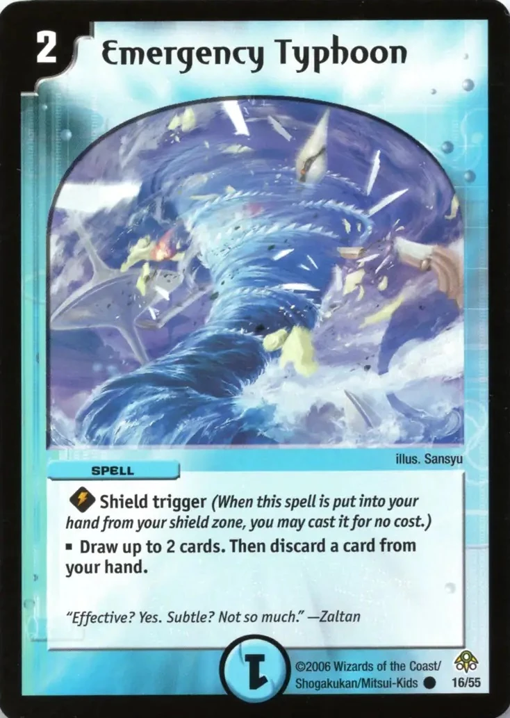 Emergency Typhoon | Duel Masters Wiki | Fandom