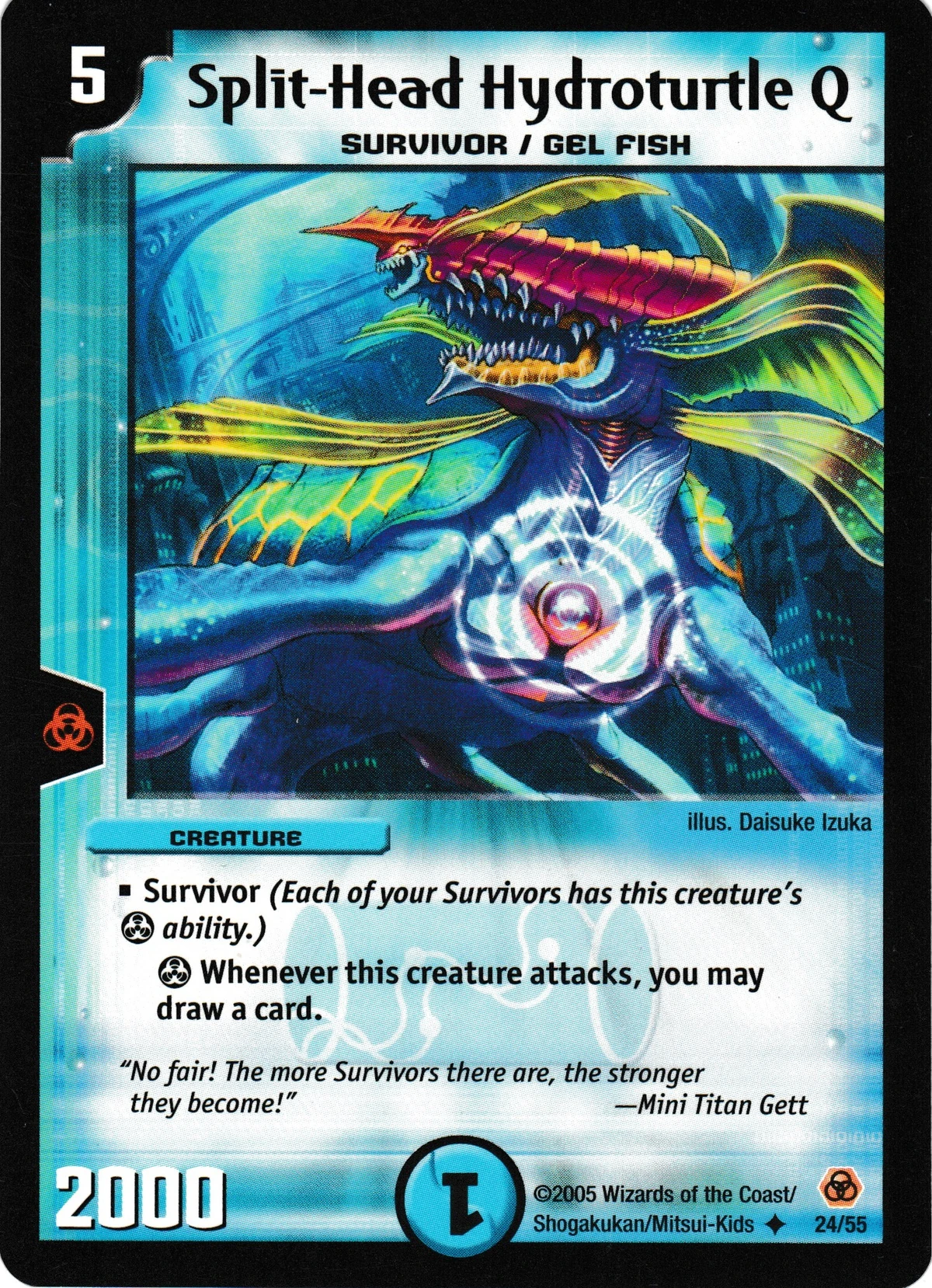 Split-Head Hydroturtle Q | Duel Masters Wiki | Fandom