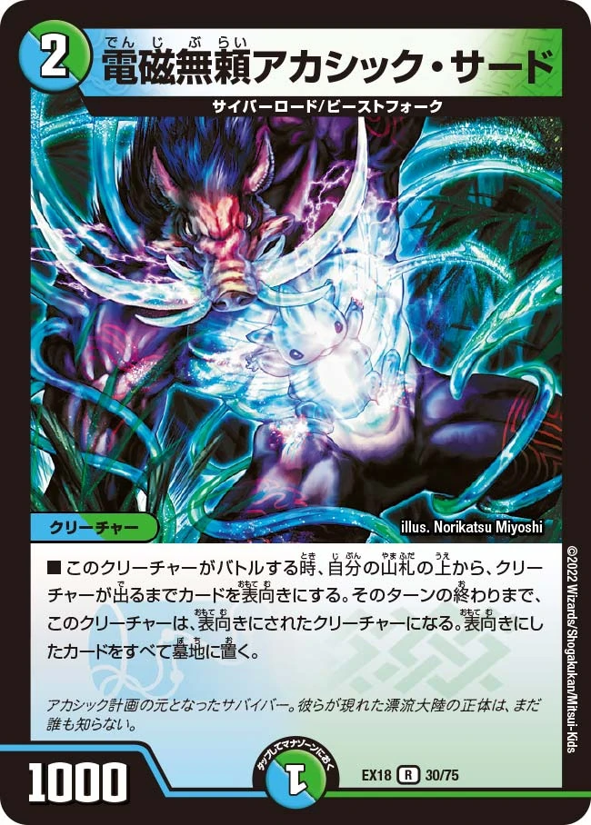 Akashic Third, the Electro-Bandit | Duel Masters Wiki | Fandom