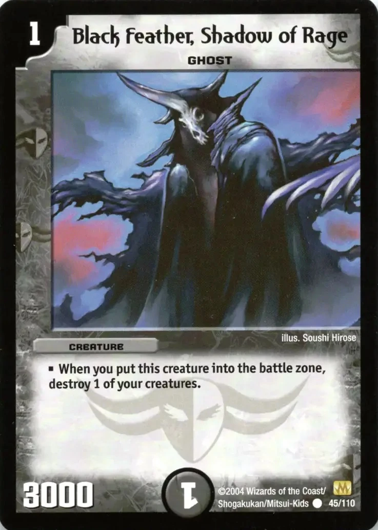 Black Feather, Shadow of Rage | Duel Masters Wiki | Fandom