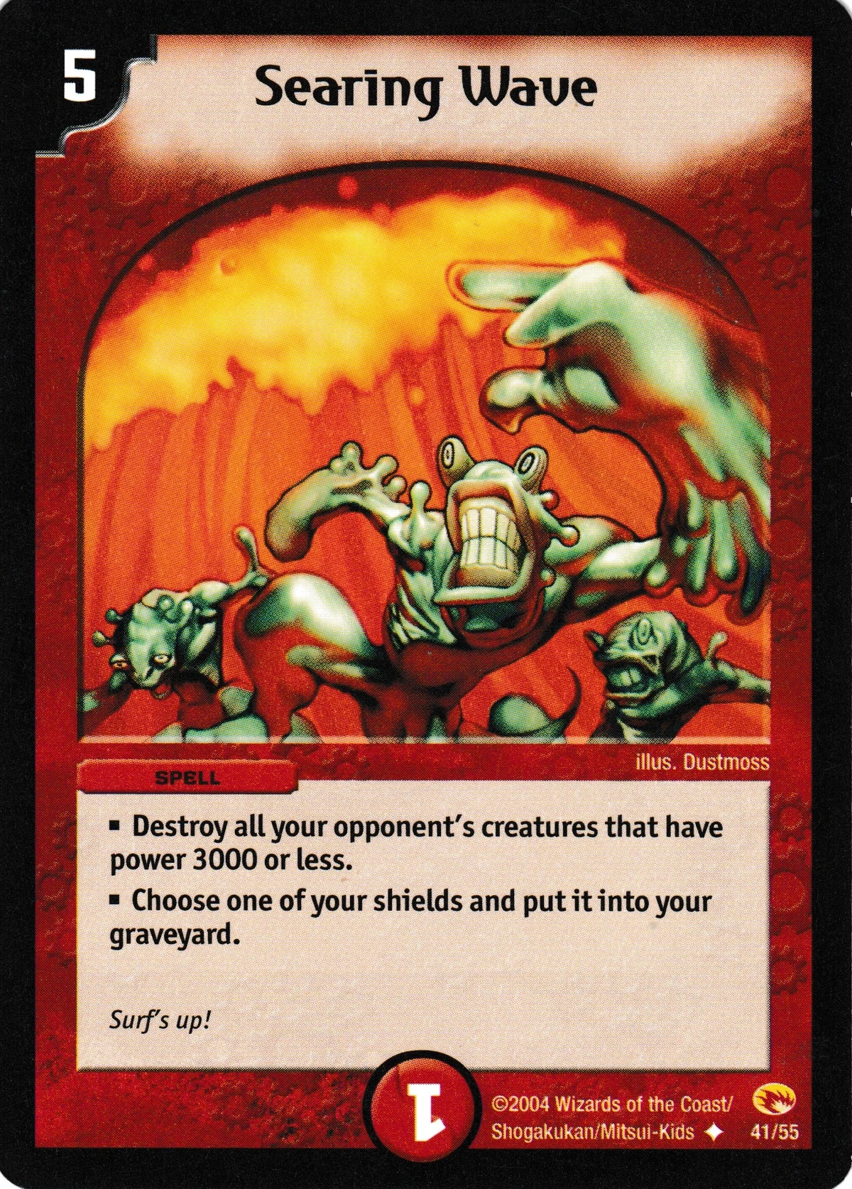 Searing Wave | Duel Masters Wiki | Fandom