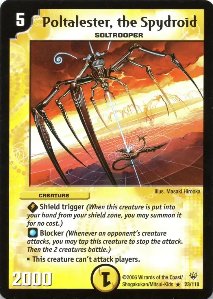 Poltalester, the Spydroid | Duel Masters Wiki | Fandom
