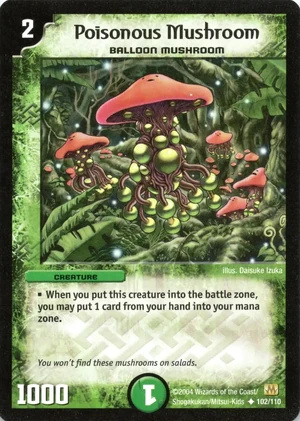 Poisonous Mushroom | Duel Masters Wiki | Fandom