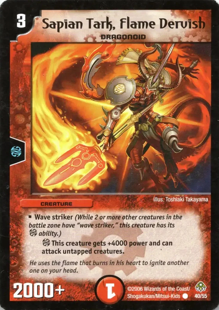 Sapian Tark, Flame Dervish | Duel Masters Wiki | Fandom