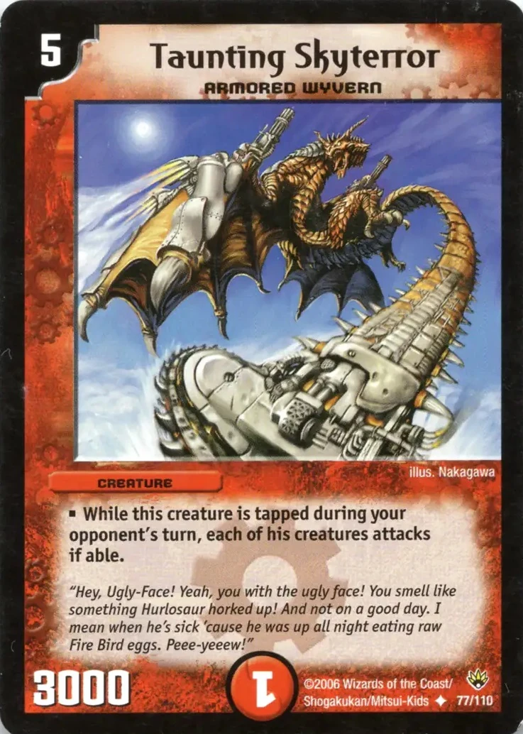 Taunting Skyterror | Duel Masters Wiki | Fandom