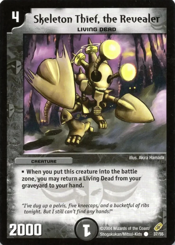 Skeleton Thief, the Revealer | Duel Masters Wiki | Fandom