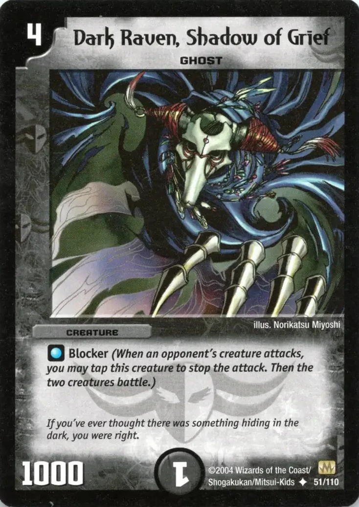 Dark Raven, Shadow of Grief | Duel Masters Wiki | Fandom