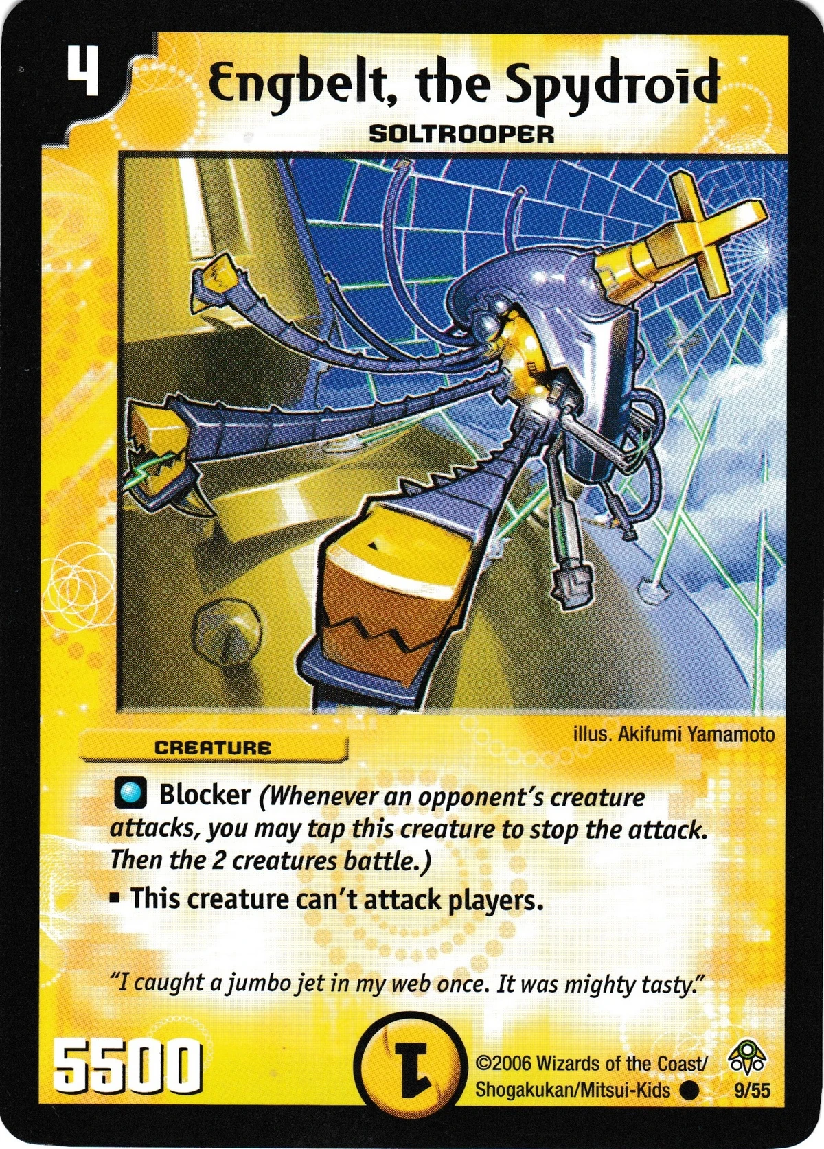 Engbelt, the Spydroid | Duel Masters Wiki | Fandom