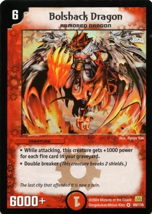 Bolshack Dragon | Duel Masters Wiki | Fandom