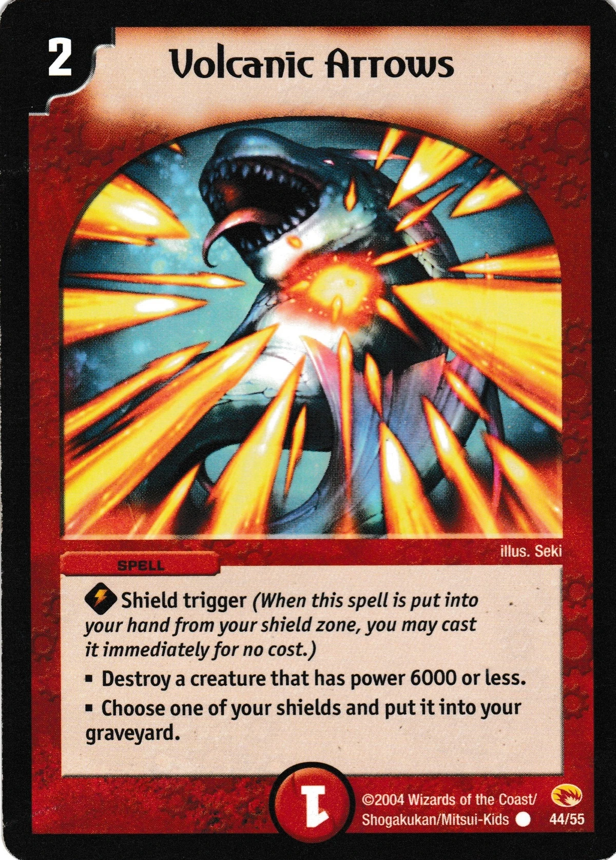 Volcanic Arrows | Duel Masters Wiki | Fandom