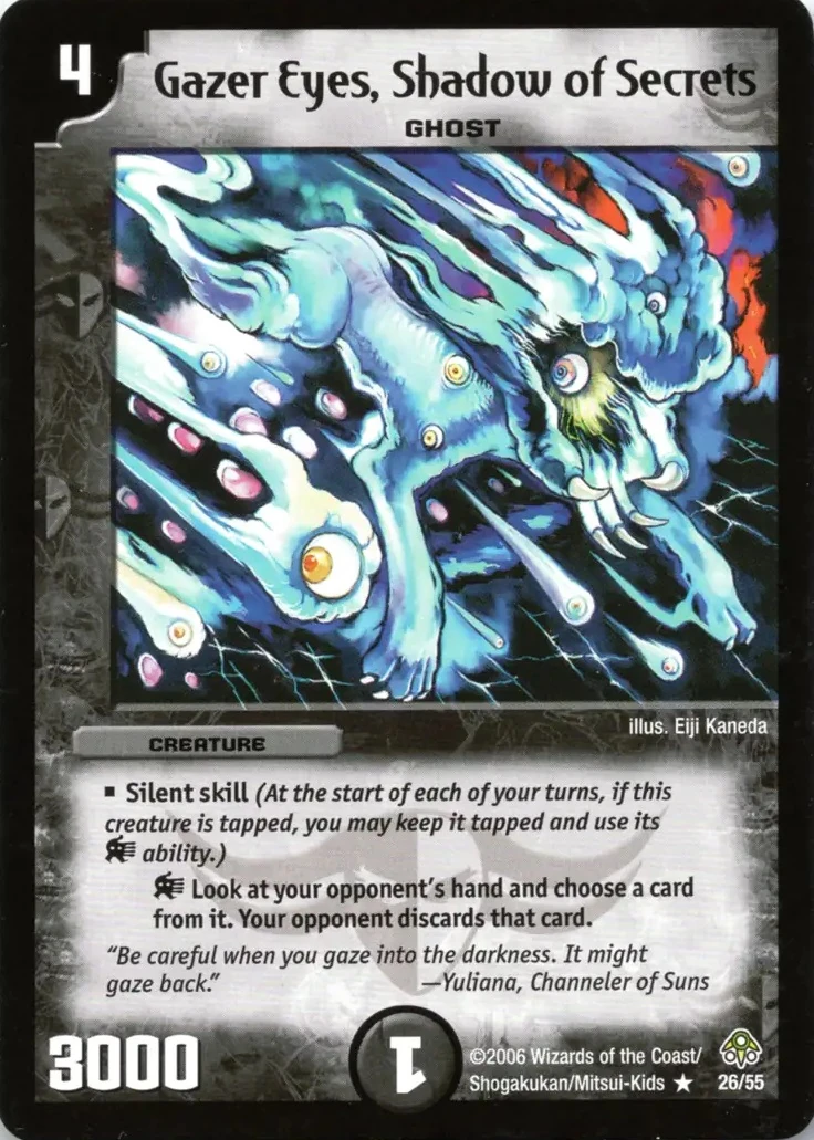 Gazer Eyes, Shadow of Secrets | Duel Masters Wiki | Fandom