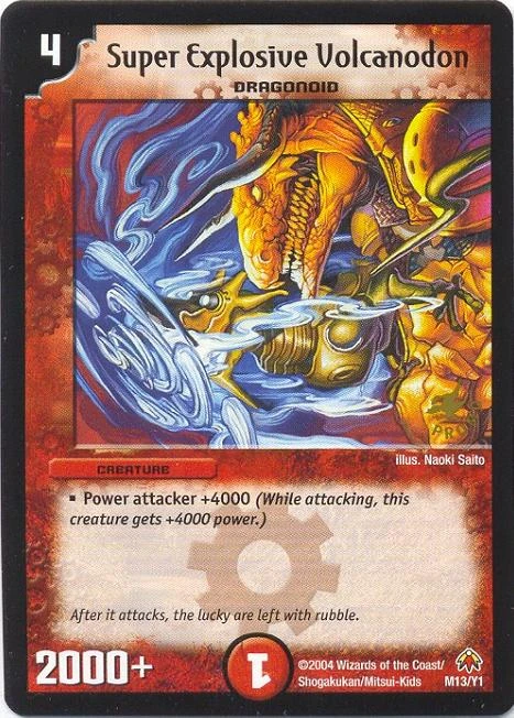 Super Explosive Volcanodon | Duel Masters Wiki | Fandom