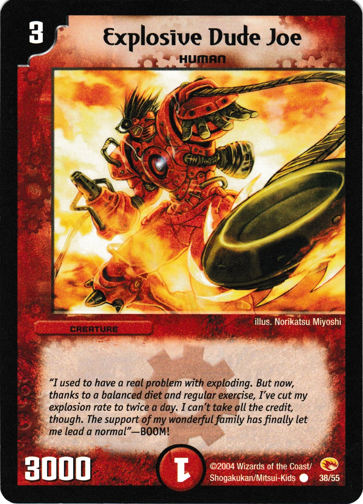 Explosive Dude Joe | Duel Masters Wiki | Fandom