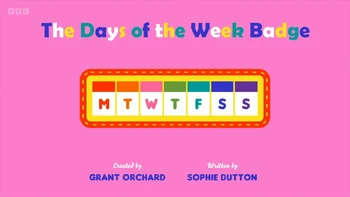 The Days of the Week Badge | Hey Duggee Wiki | Fandom