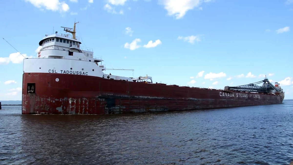 CSL TADOUSSAC and the Surprise Salute | Duluth Ships and Places Wiki ...