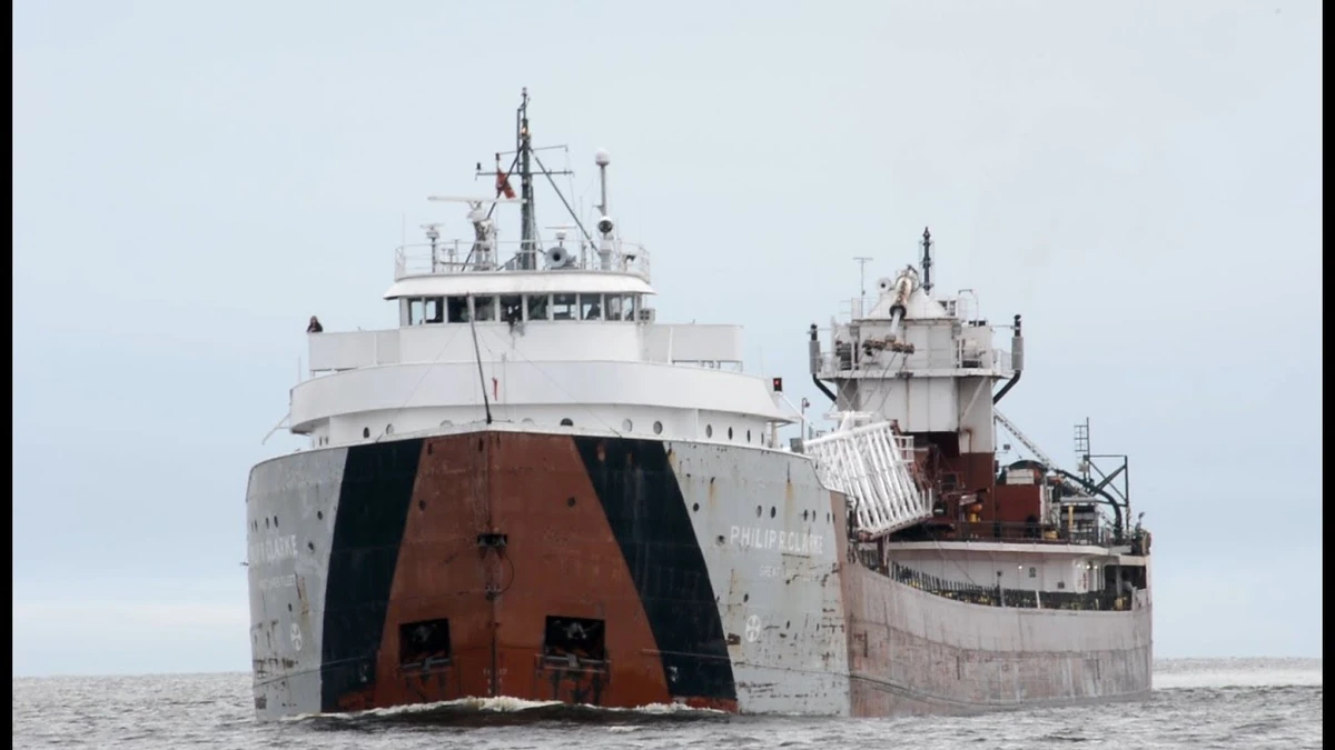 PHILIP R CLARKE Bound for C Reiss Terminal | Duluth Ships and Places ...
